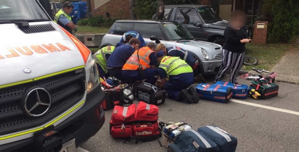Mini-bike rider airlifted after vehicle crash - CareFlight