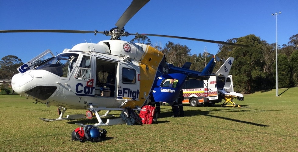 Three-year-old airlifted after trampoline fall - CareFlight