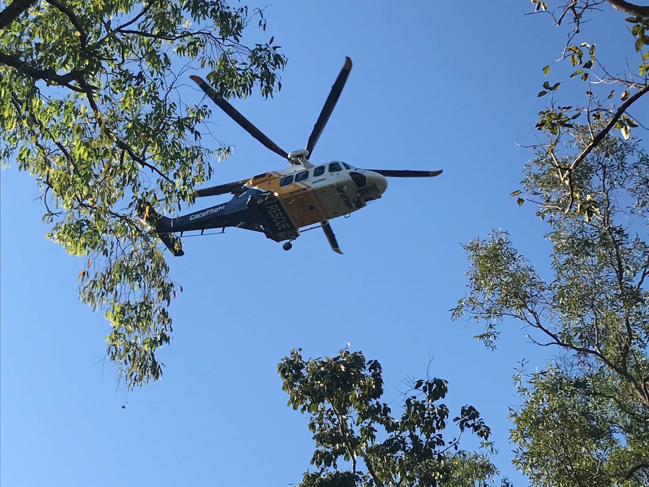 Patient airlifted to hospital after fall from horse, Girraween - CareFlight