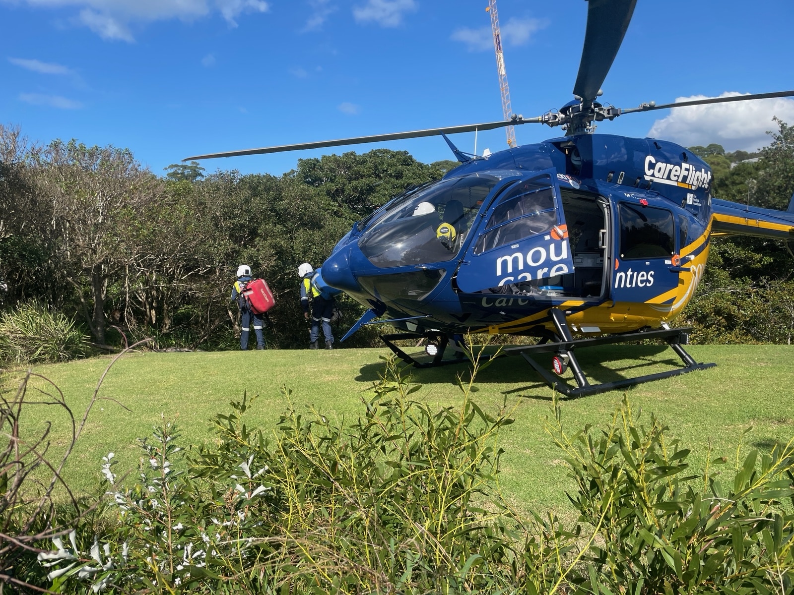 Woman saved in near drowning, Manly - CareFlight
